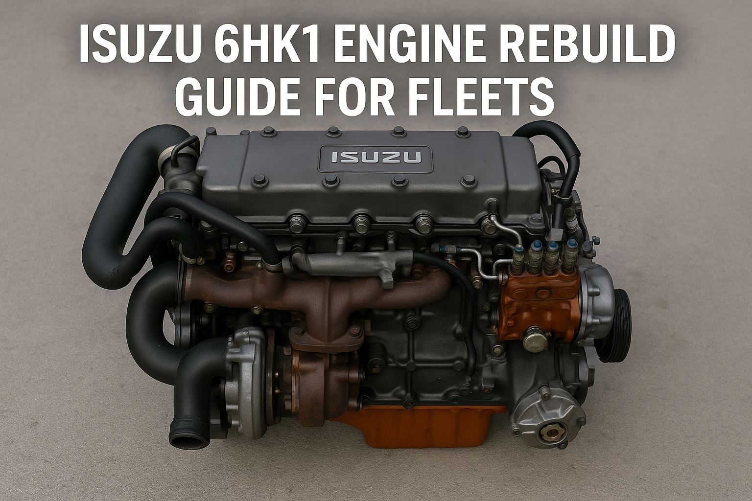 Isuzu 6HK1 Engine Rebuild Guide for Fleets: Everything You Need to Know ...